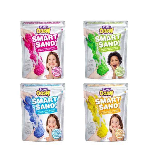 Arena Moldeable en Bolsa Oosh Smart Sand 1KG 4a+ ( Surtido de 4 Se venden por Separado ...